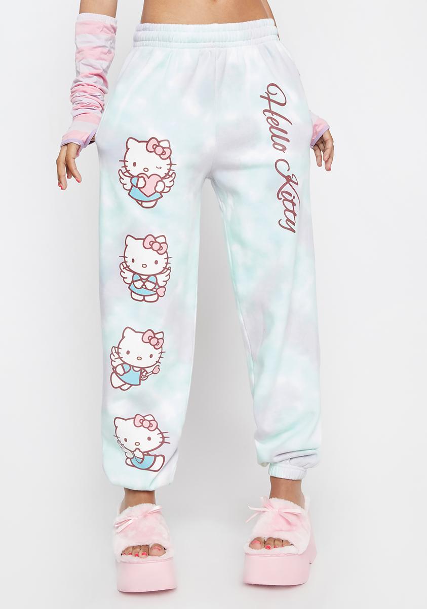 NGOrder Hello Kitty Angel Tie Dye Joggers - Blue – Dolls Kill