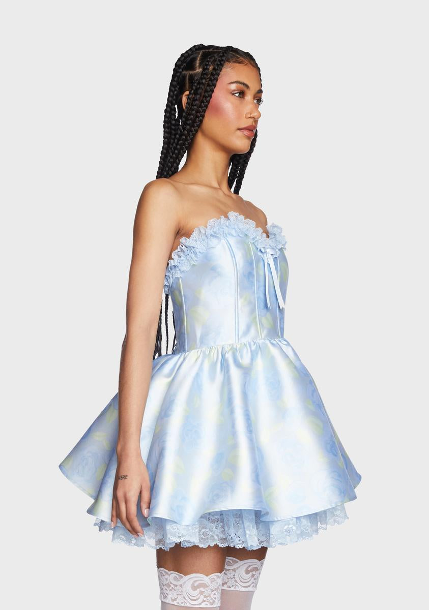 Light Blue Corset Costume