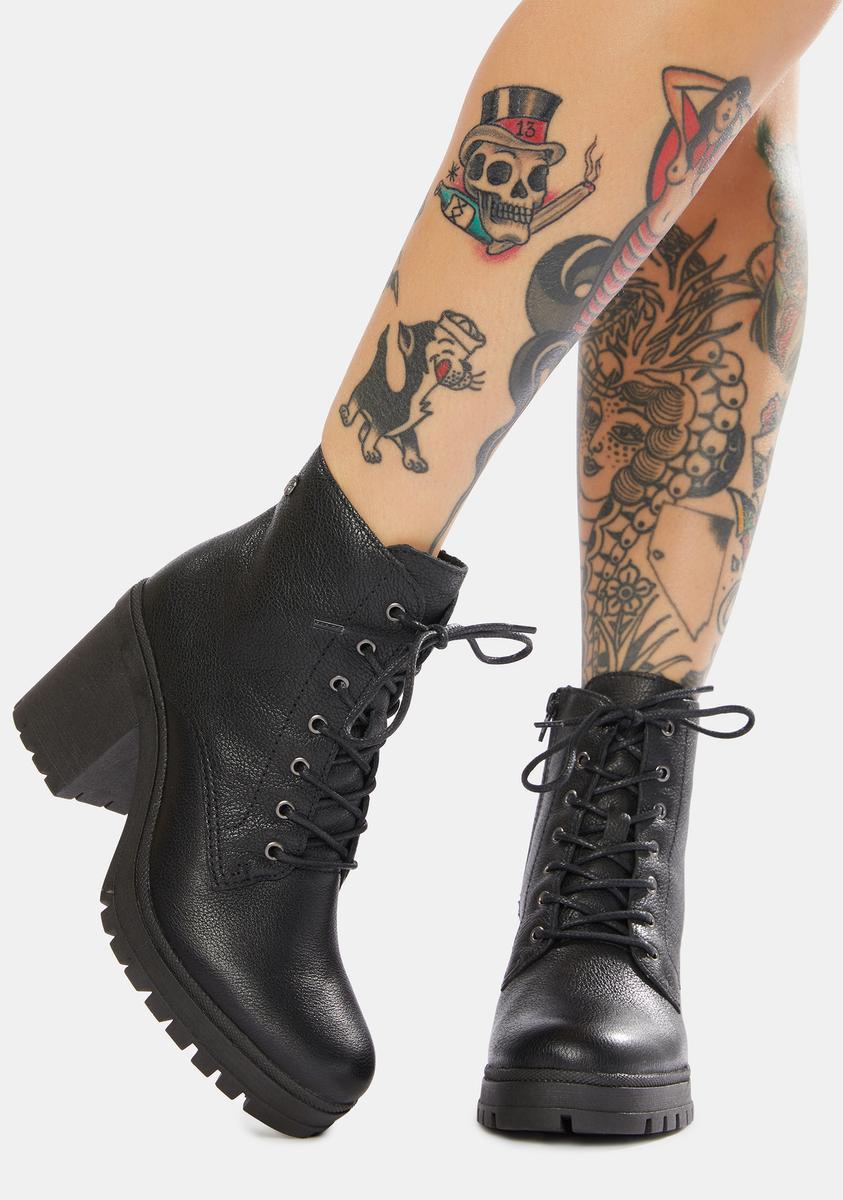 Chelsea Crew Bandit Leather Booties – Dolls Kill