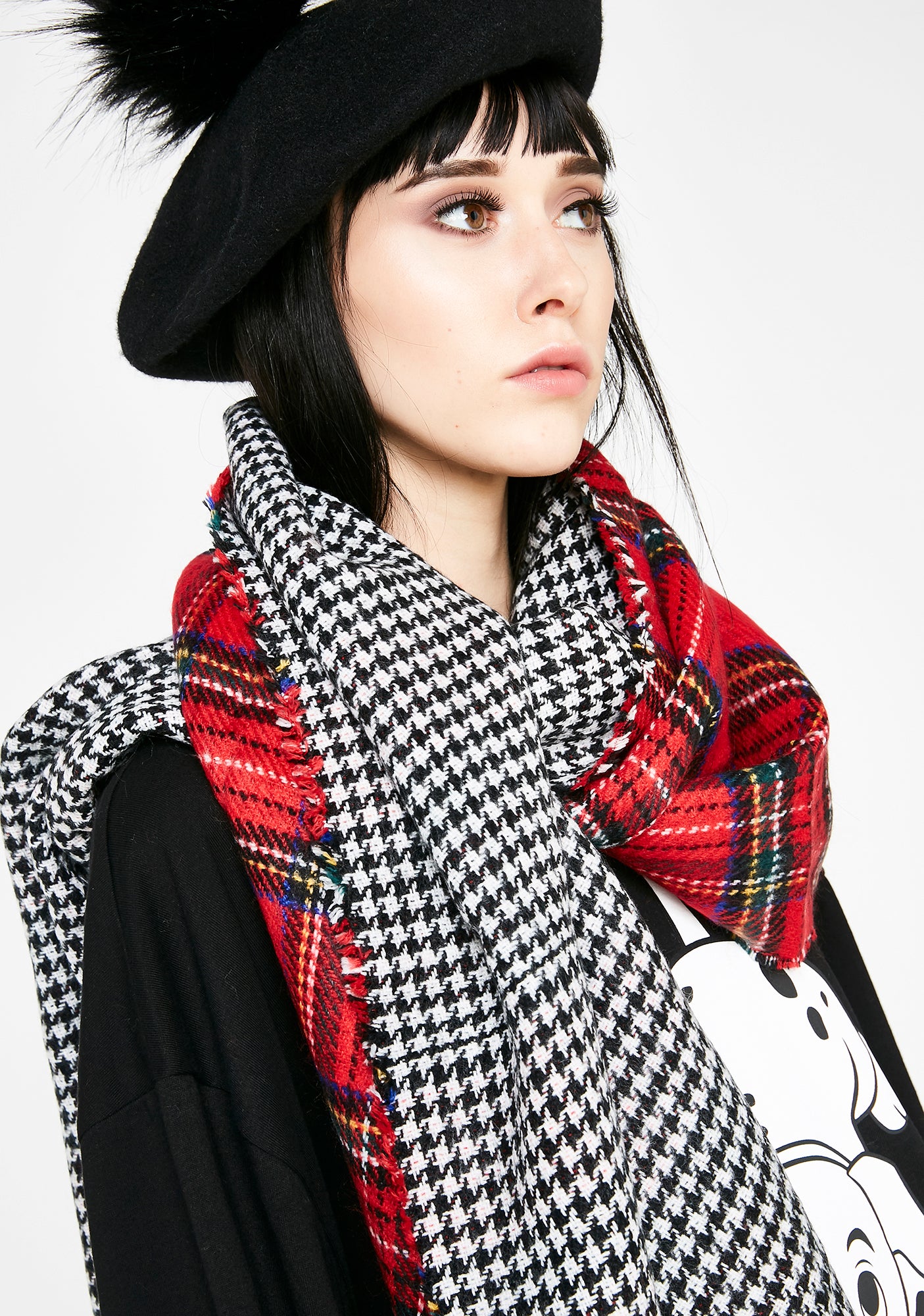 Red Plaid Scarf – Dolls Kill