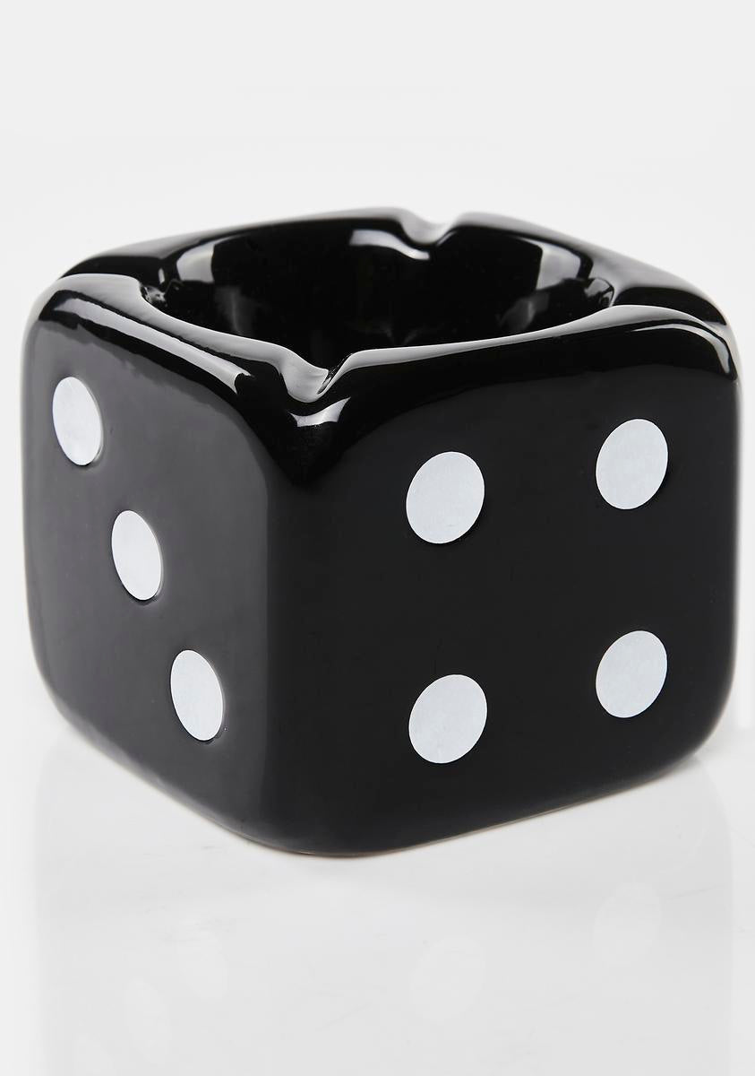 Dice Ashtray - Black – Dolls Kill