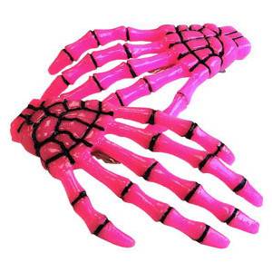 Skeleton Bone Hands Hair Slides – Dolls Kill