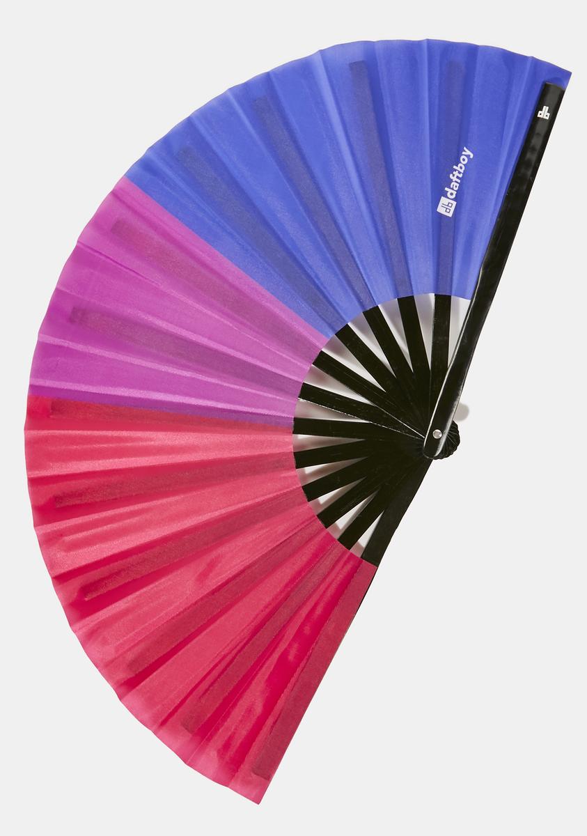 Daft Boy Pride Bisexuality Fan - Pink/Blue/Purple – Dolls Kill