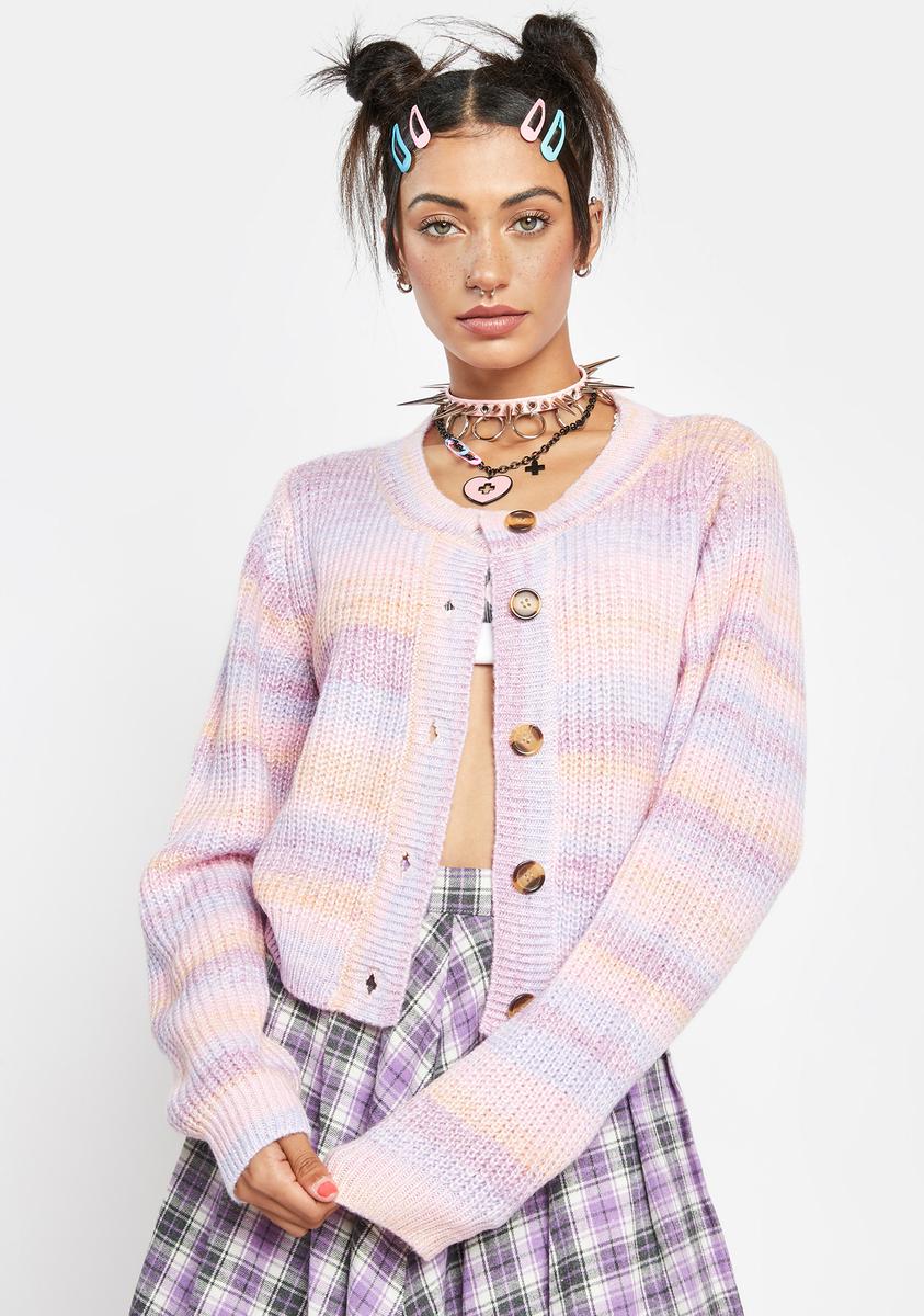 Bailey Rose Lavender Striped Sweater – Dolls Kill