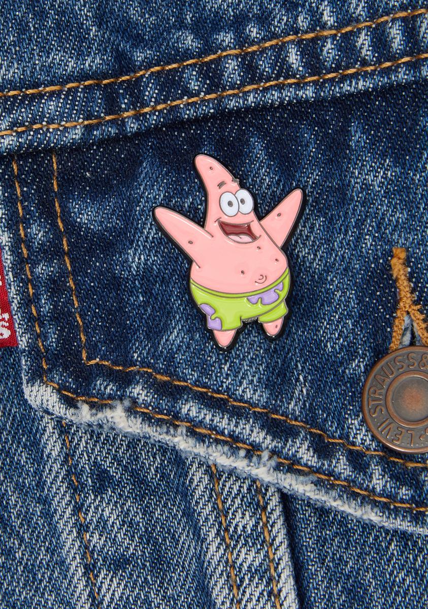 Patrick Starfish Spongebob Squarepants Enamel Pin – Dolls Kill