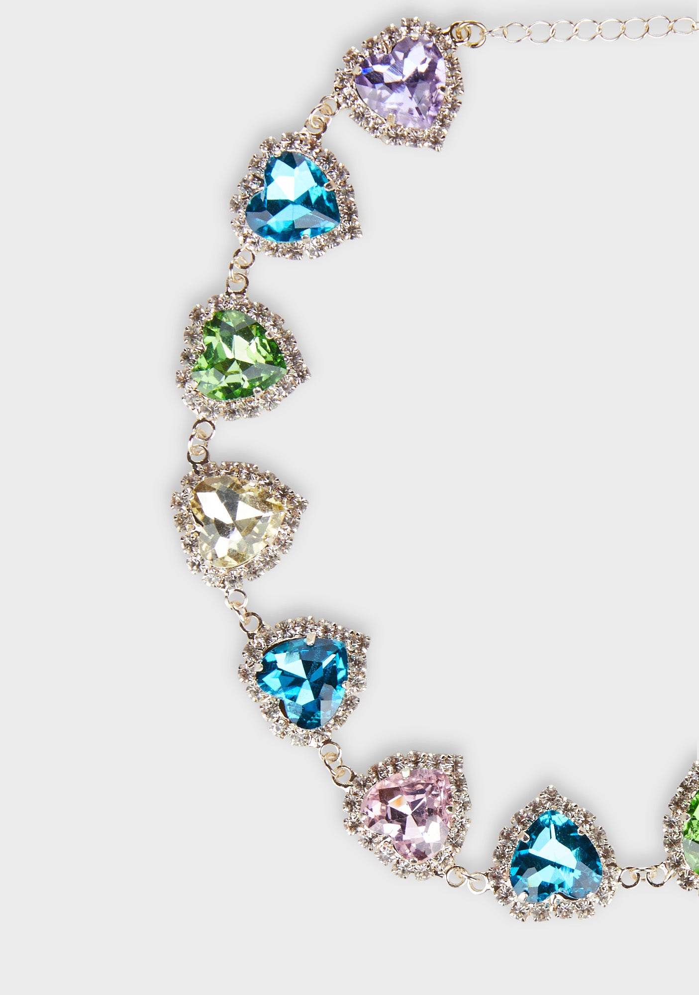 Lovesick Sparkle Heart Necklace – Dolls Kill