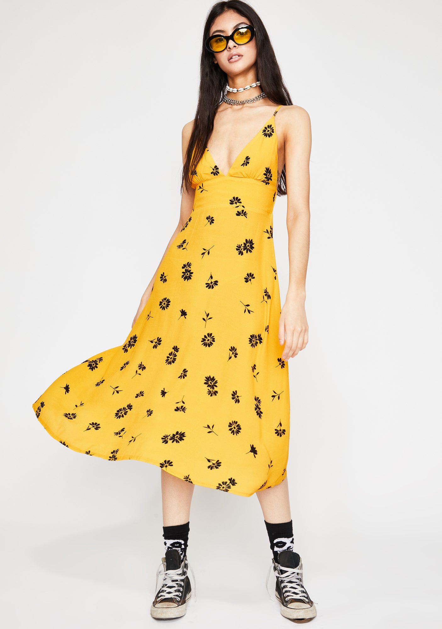 Summer Sis Floral Dress – Dolls Kill