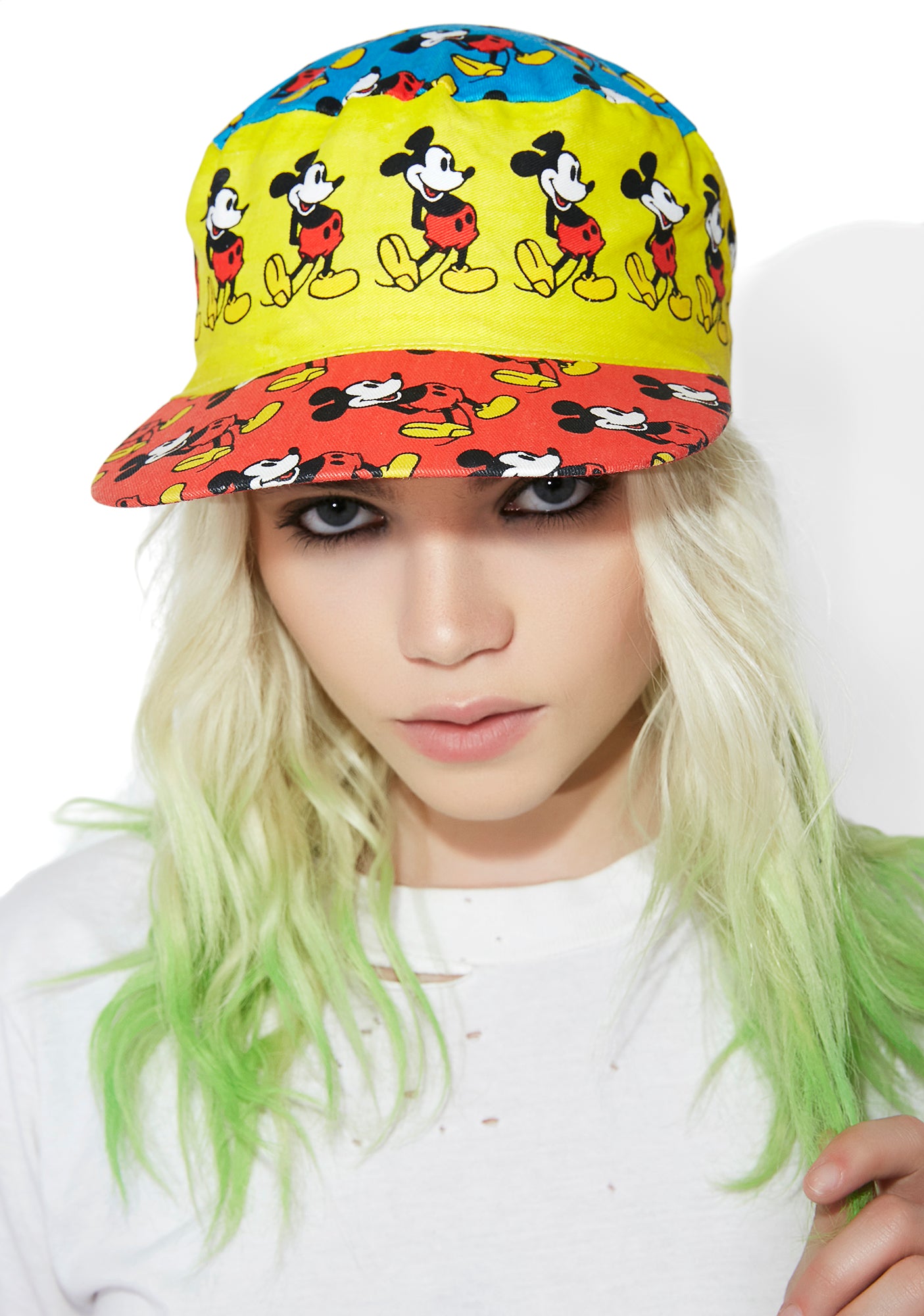 Vintage 80s Mickey Mouse Painters Cap – Dolls Kill