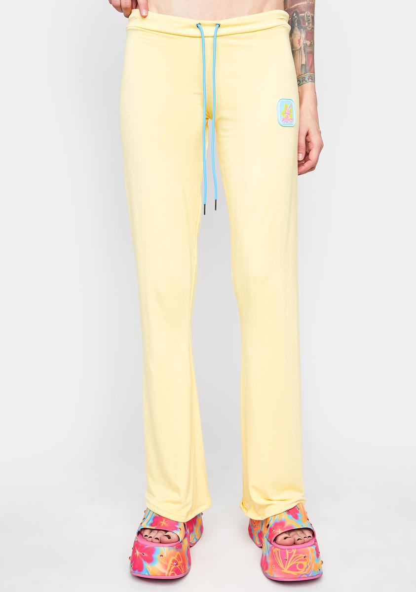 O Mighty Yellow Aloha Pants – Dolls Kill
