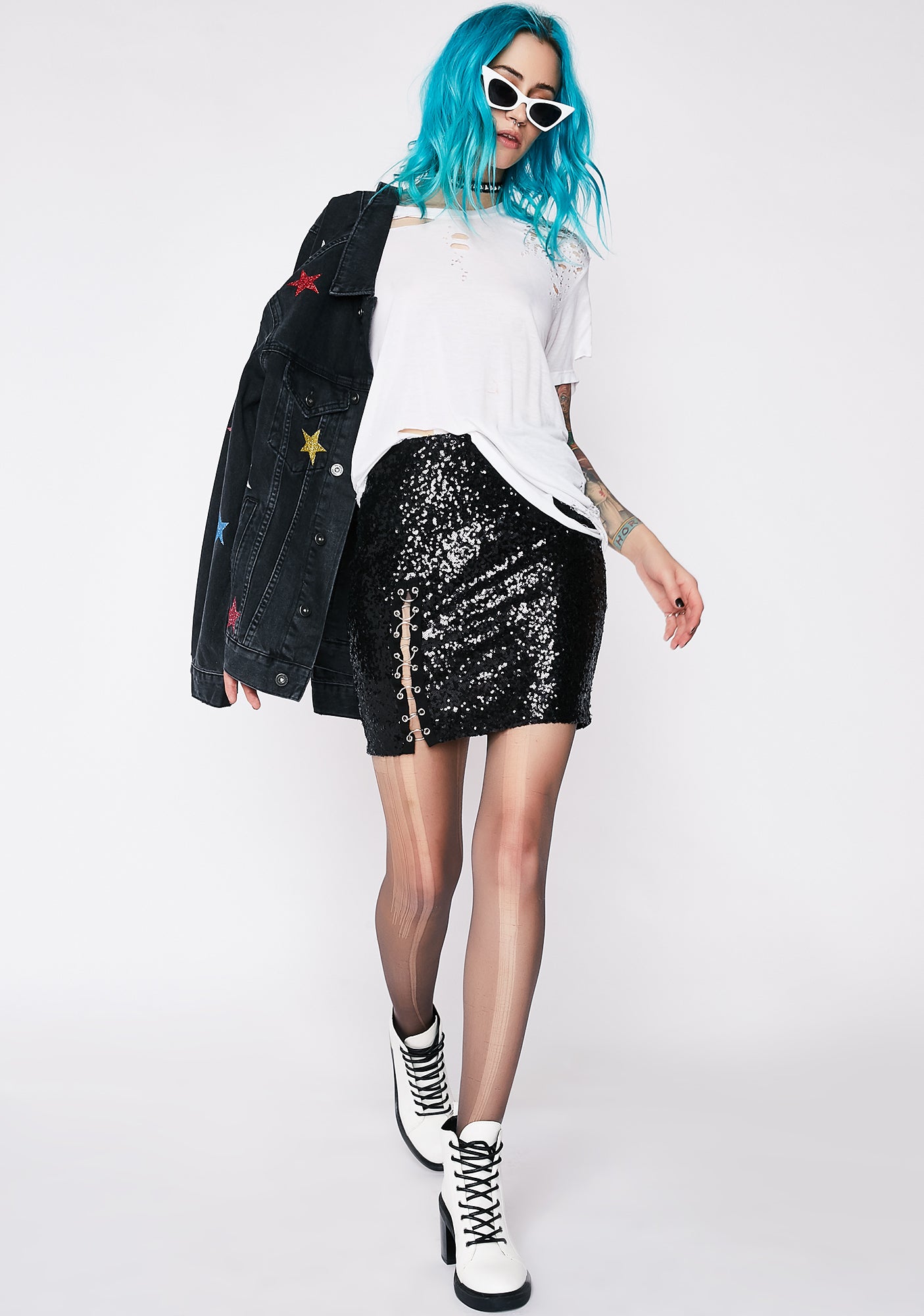 Plottin’ Revenge Mini Skirt – Dolls Kill