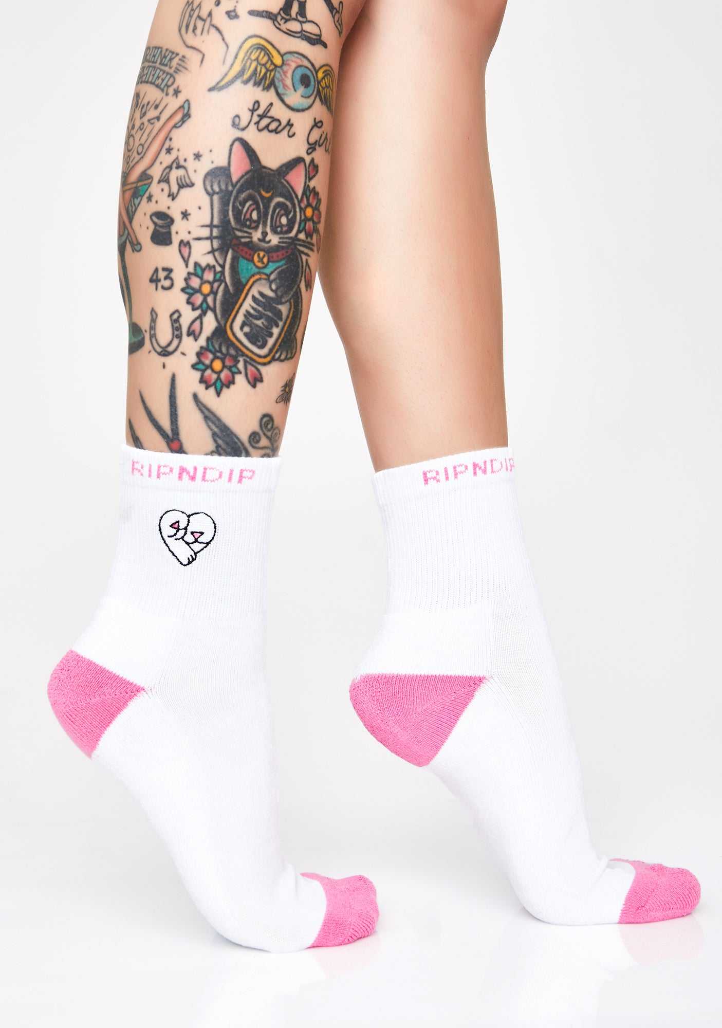 Love Nerms Mid Socks – Dolls Kill