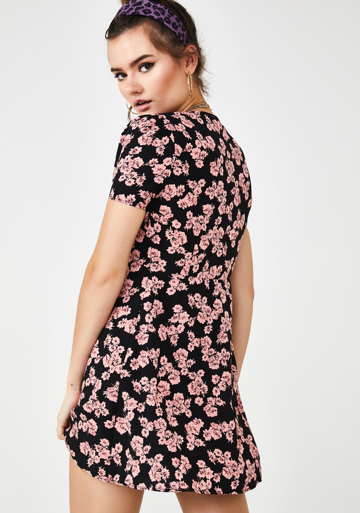 Daisy Crazy Floral Dress – Dolls Kill