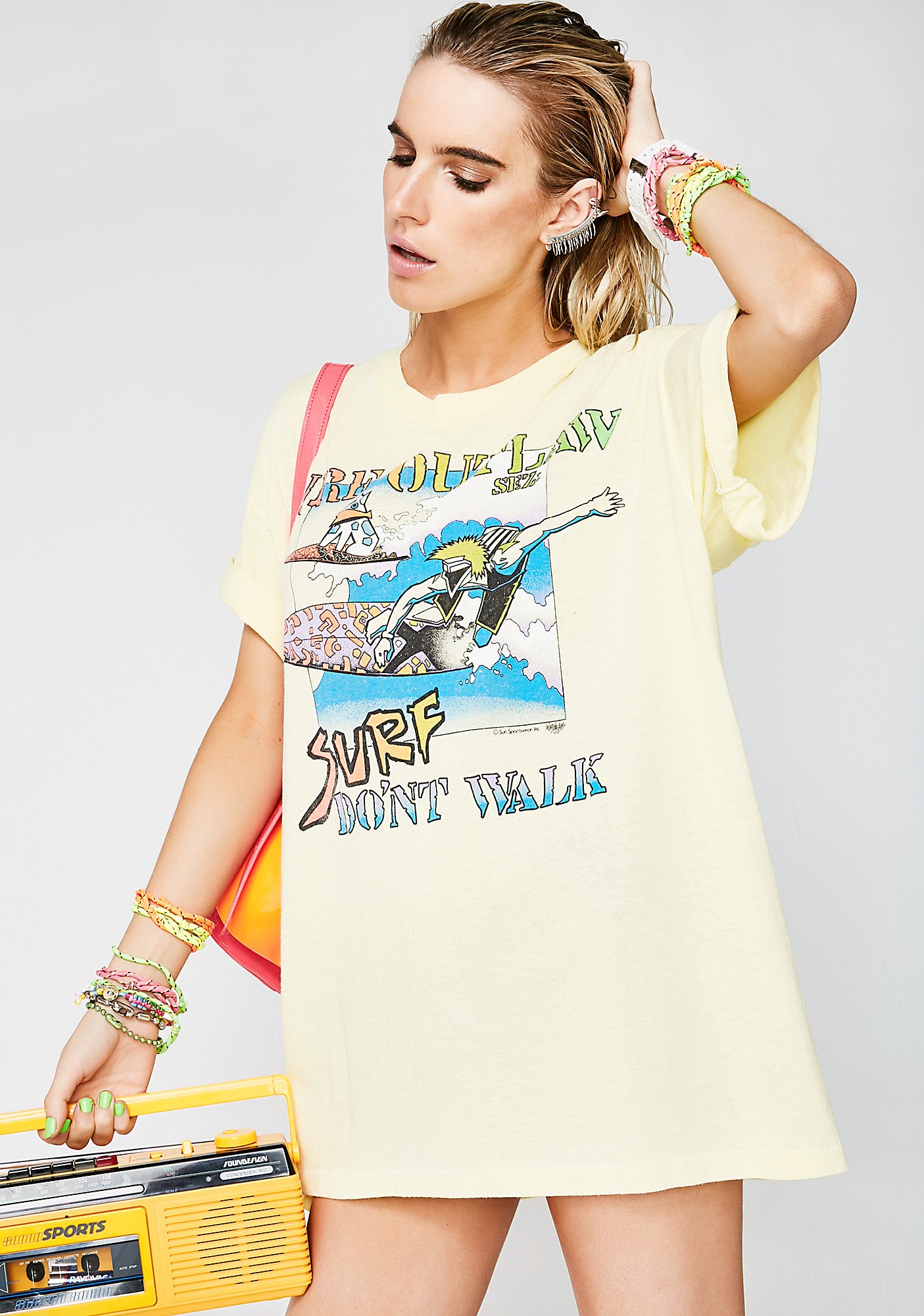 Vintage 80s Surf Graphic Tee – Dolls Kill