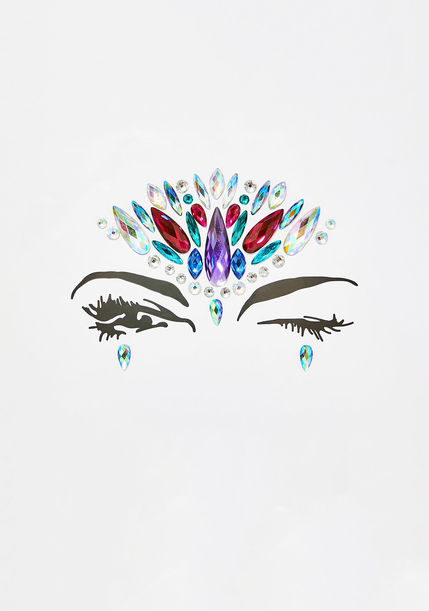 Fire Cracker Face Jewel – Dolls Kill
