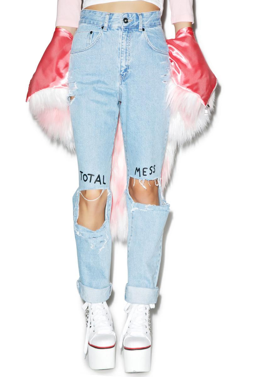 Total Mess Jeans – Dolls Kill