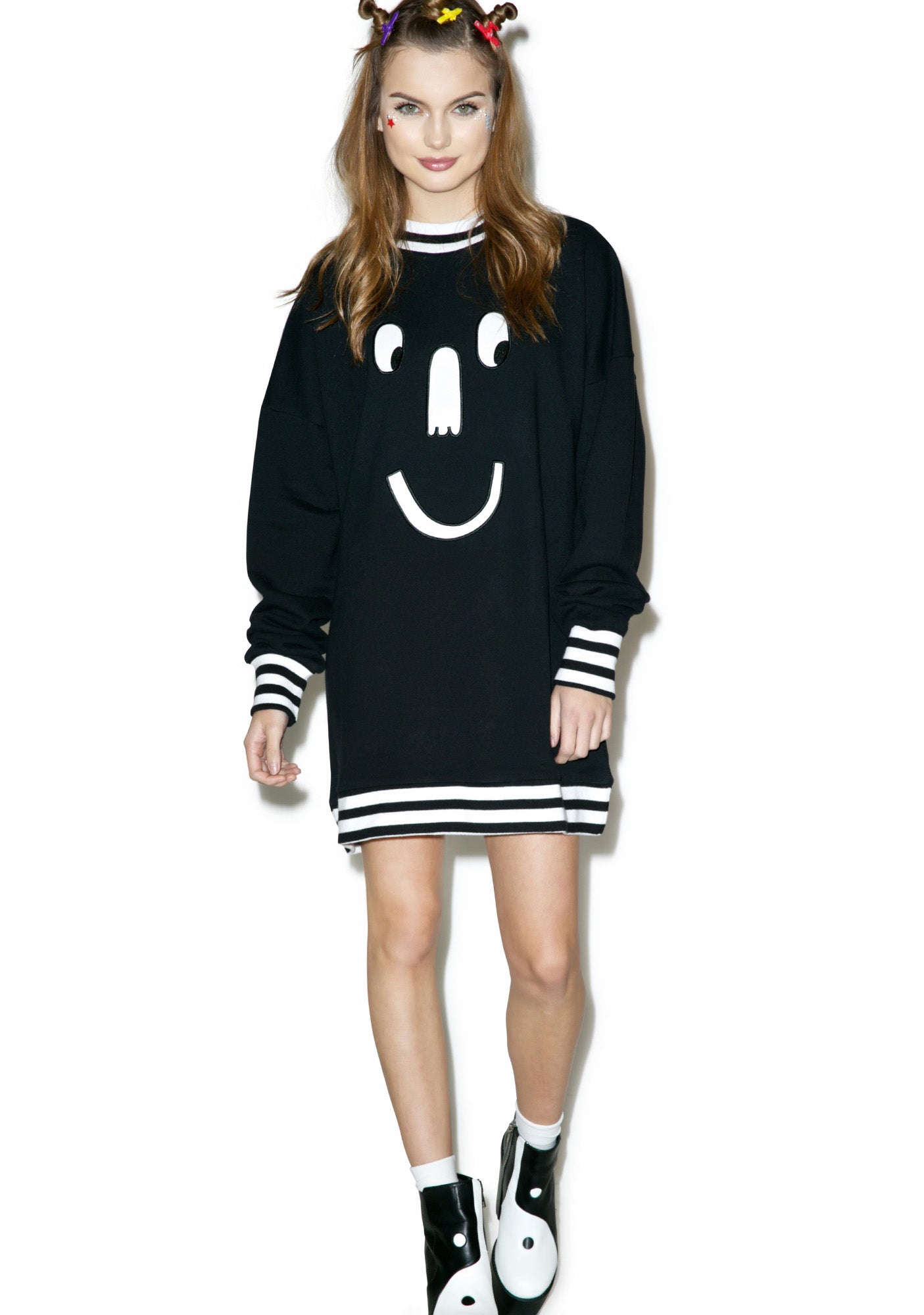 Mono Face Sweatshirt – Dolls Kill