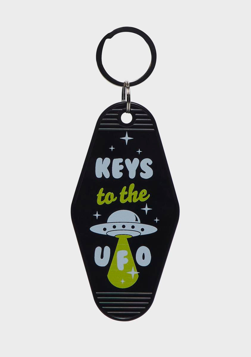 Femfetti Keys To The UFO Keychain - Black/Green – Dolls Kill