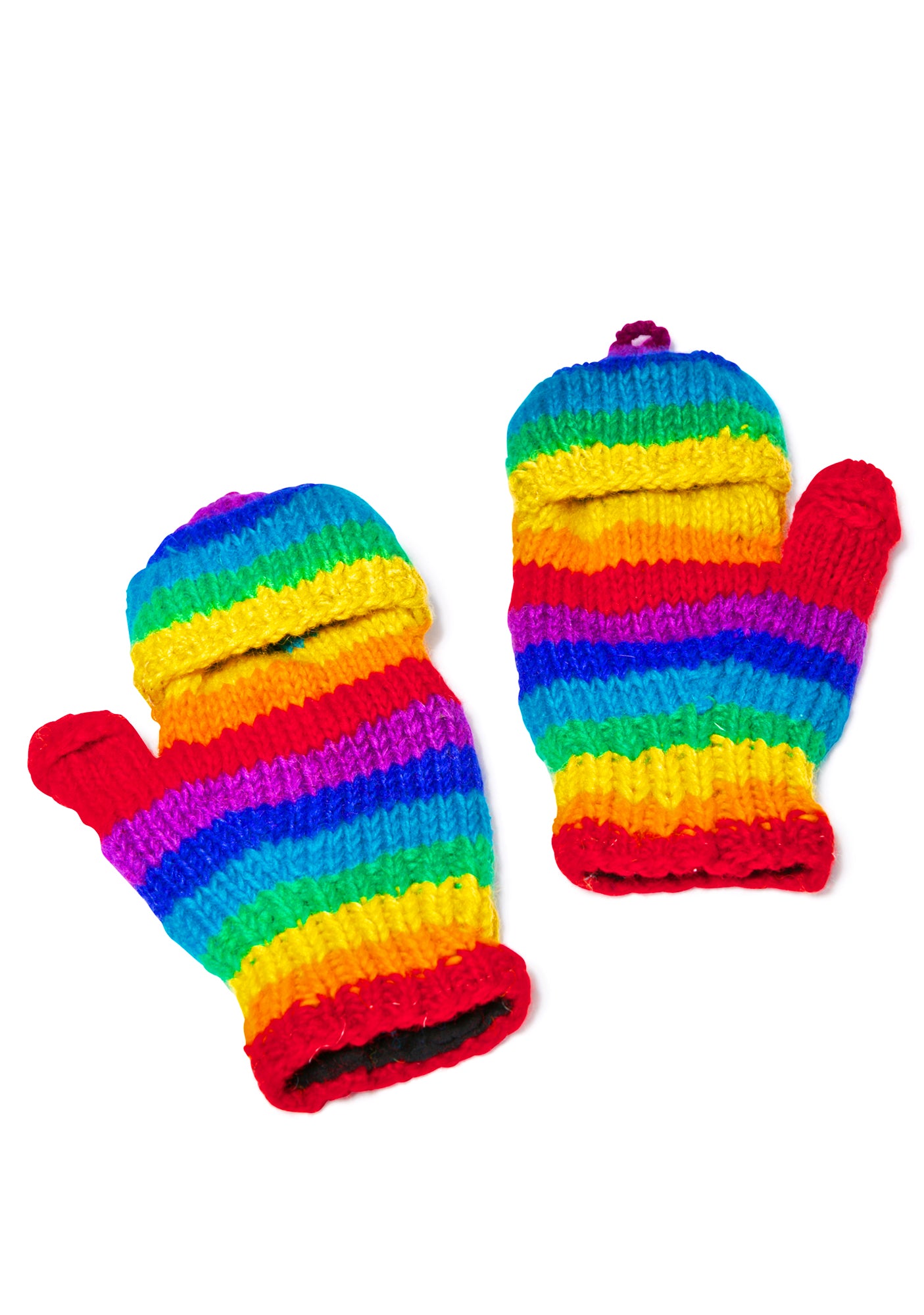 Rainbow Luva Mittens – Dolls Kill