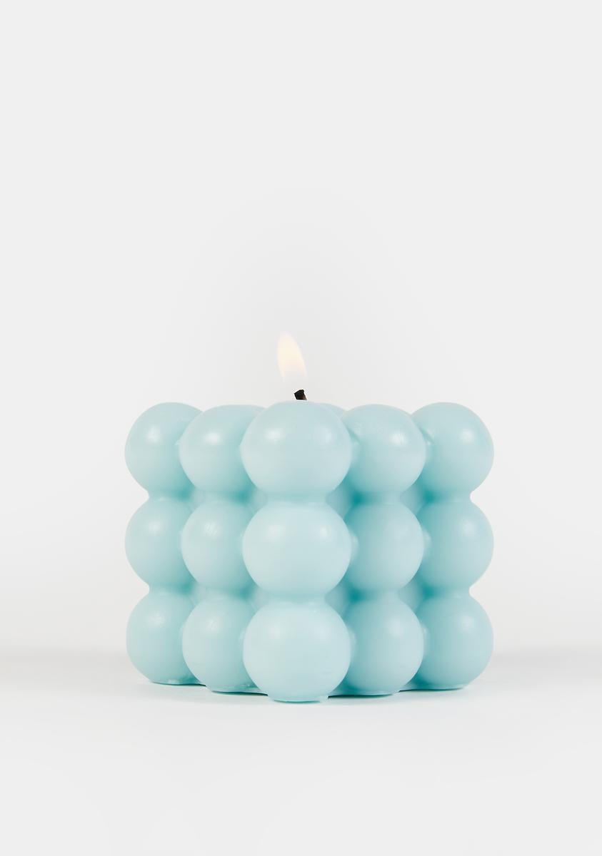 Bubble Cube Candle - Blue – Dolls Kill