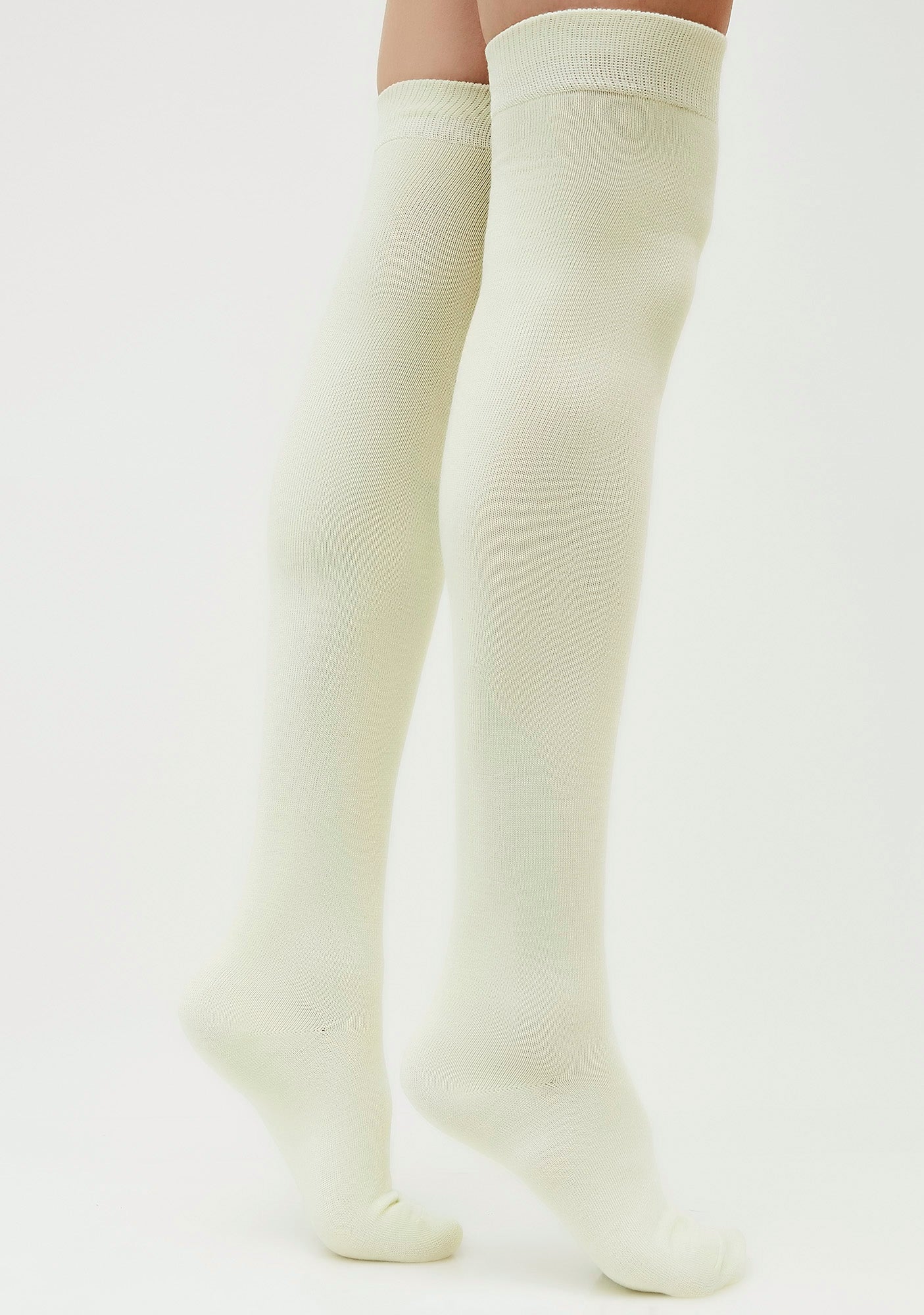 Ivory Thigh High Socks – Dolls Kill