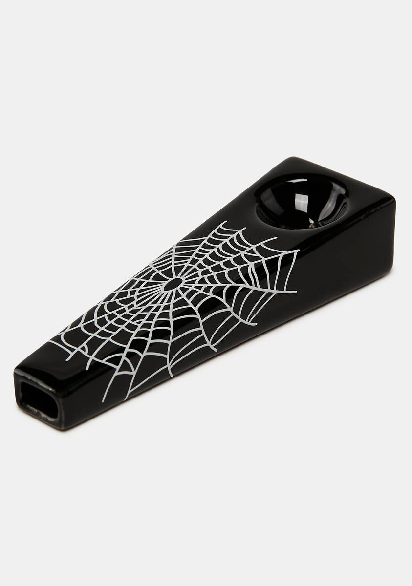 Rompotodo Spider Web Pipe - Black – Dolls Kill