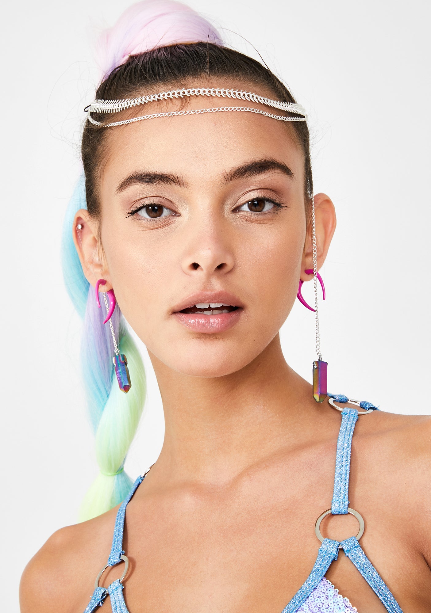 Ora Face Chain – Dolls Kill