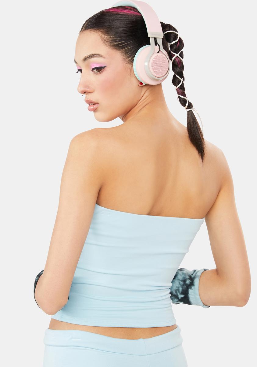 O Mighty Aloha Tube Top - Blue – Dolls Kill