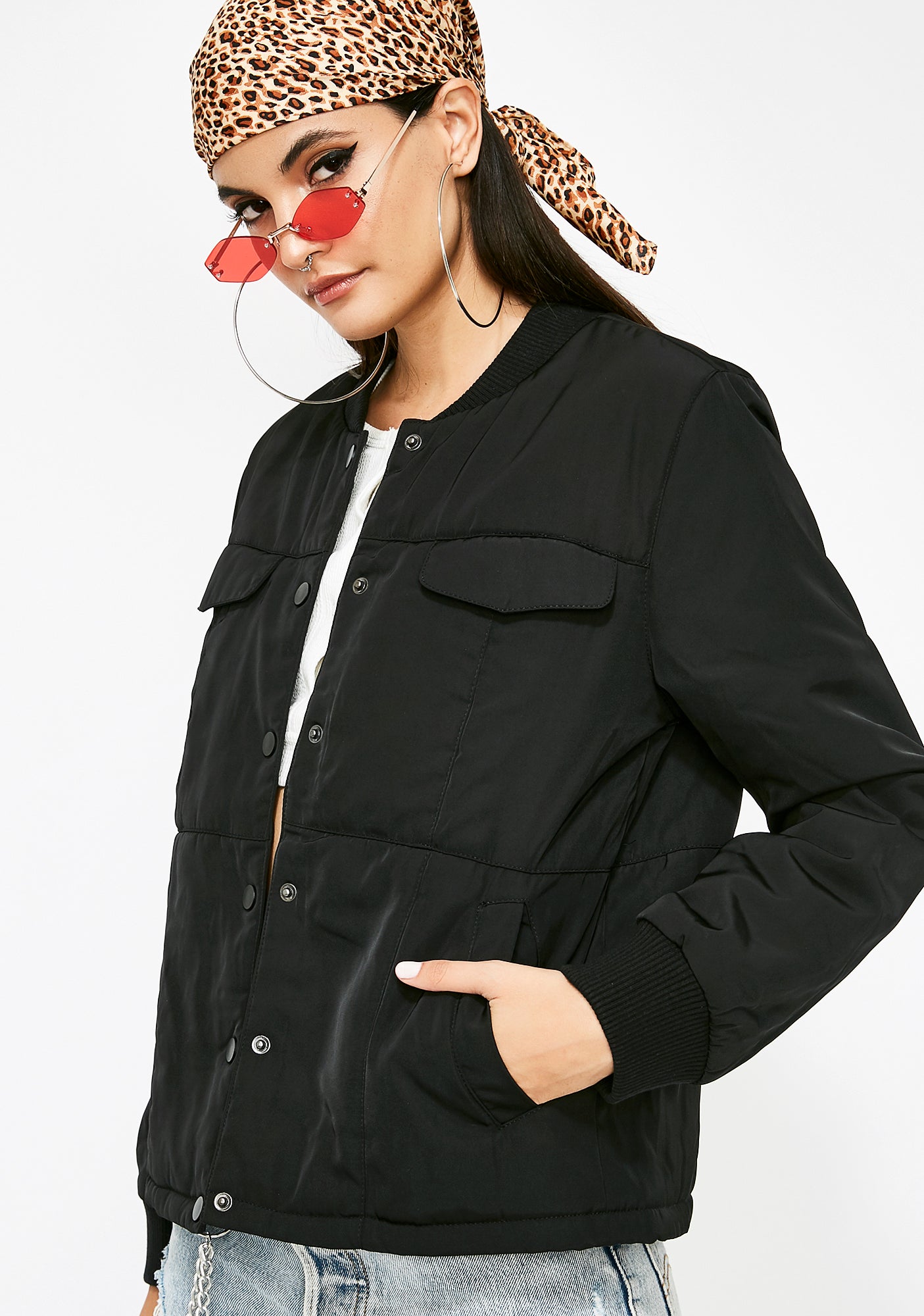 Padded Bomber Jacket – Dolls Kill