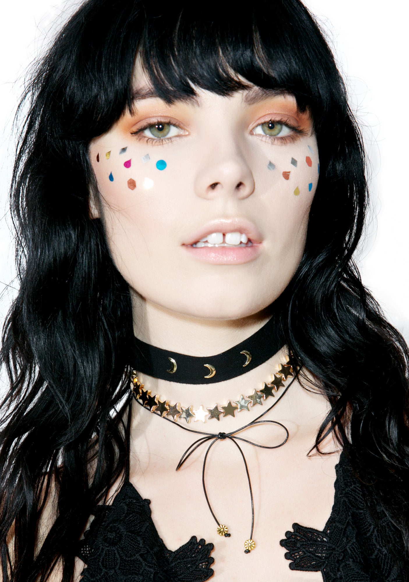 Triple Crescent Choker – Dolls Kill