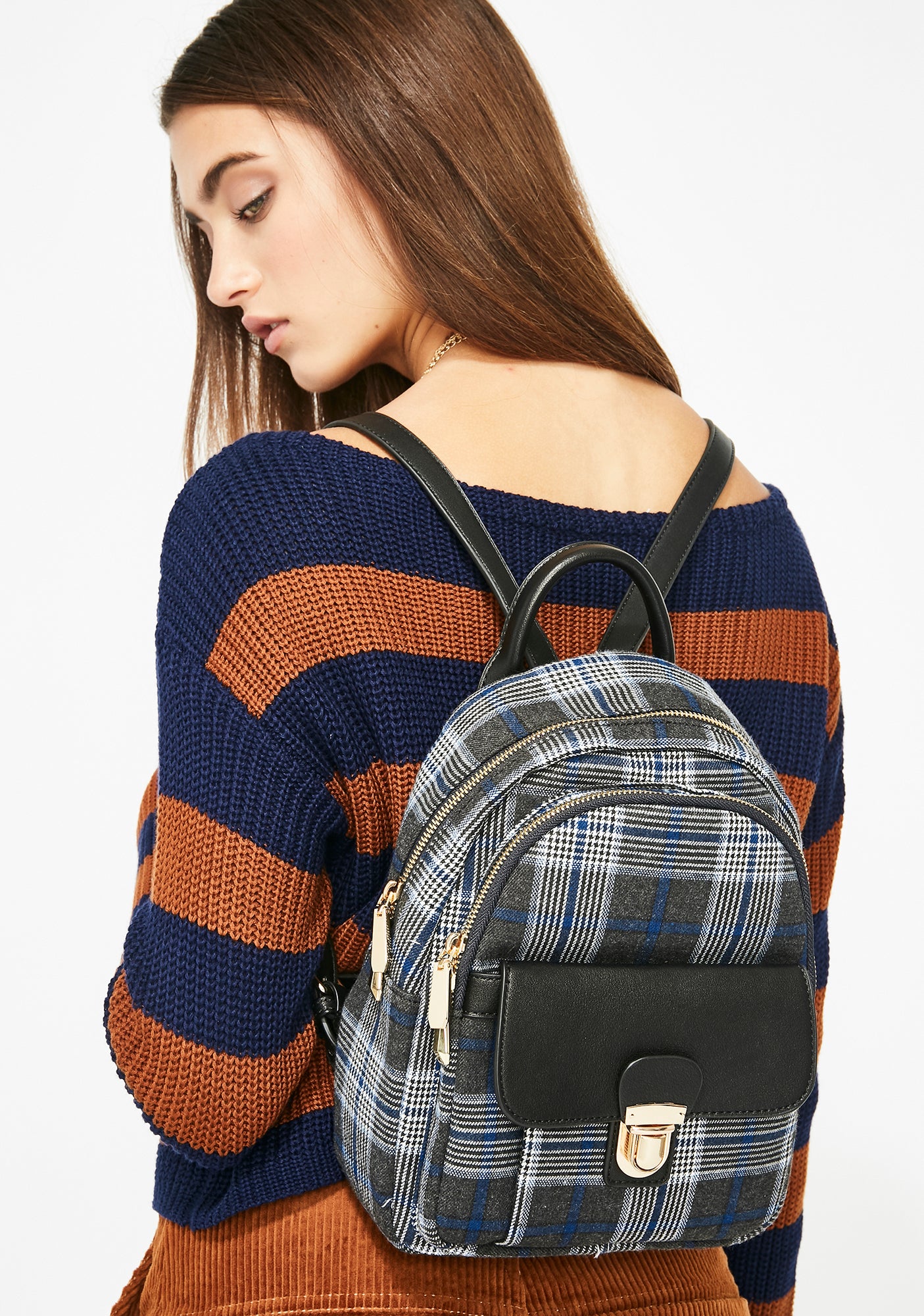 Plaid Mini Backpack – Dolls Kill