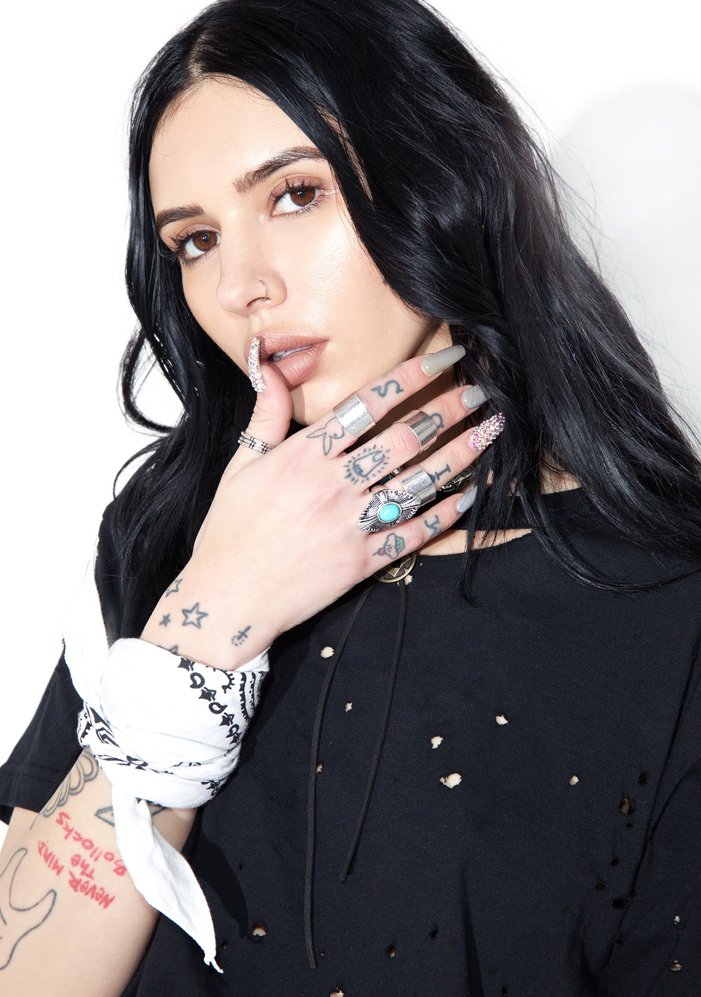 Conjuring Silver Ring Set – Dolls Kill