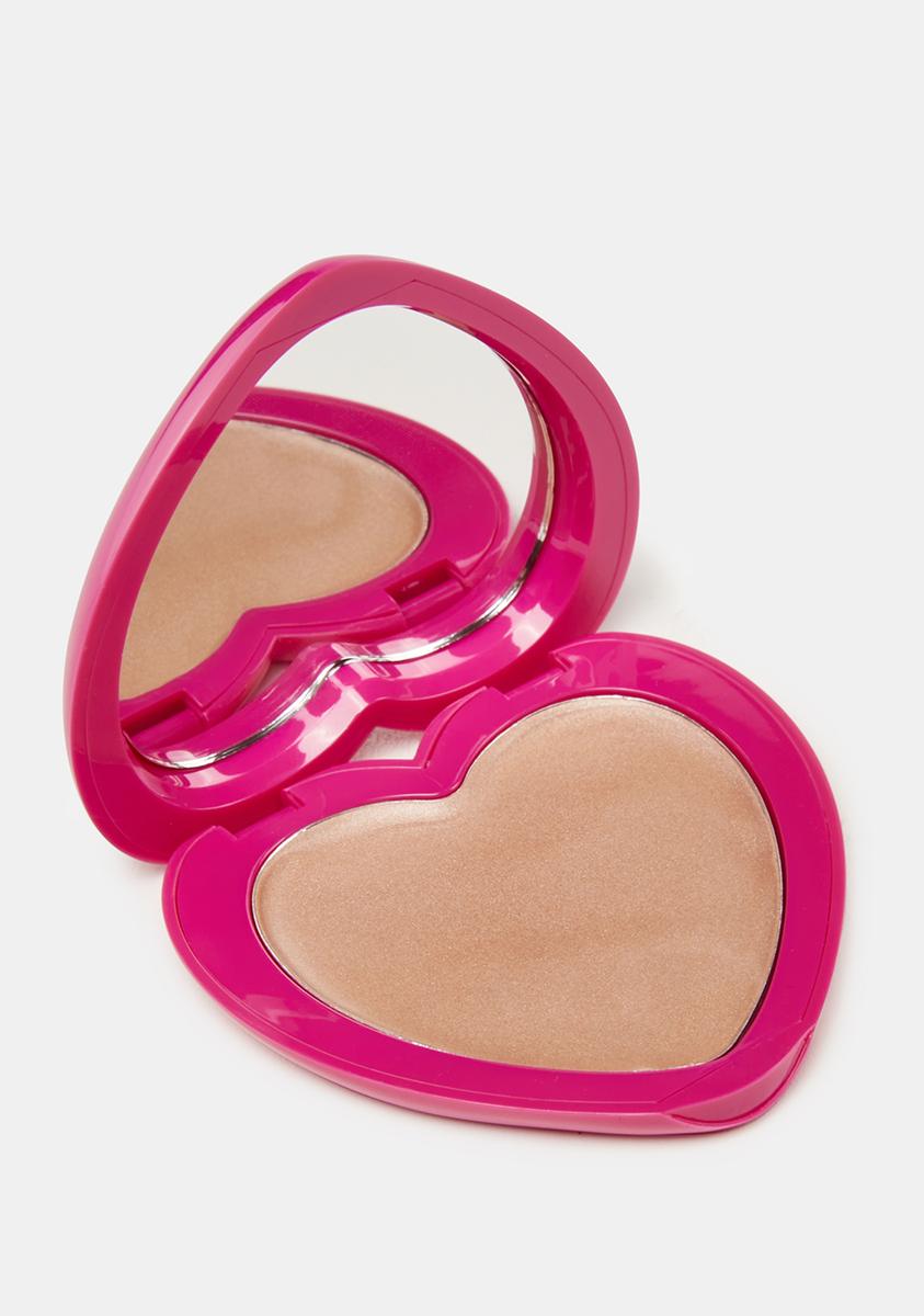 Half Caked Cheek And Lip Tint Heart Compact - Brown – Dolls Kill