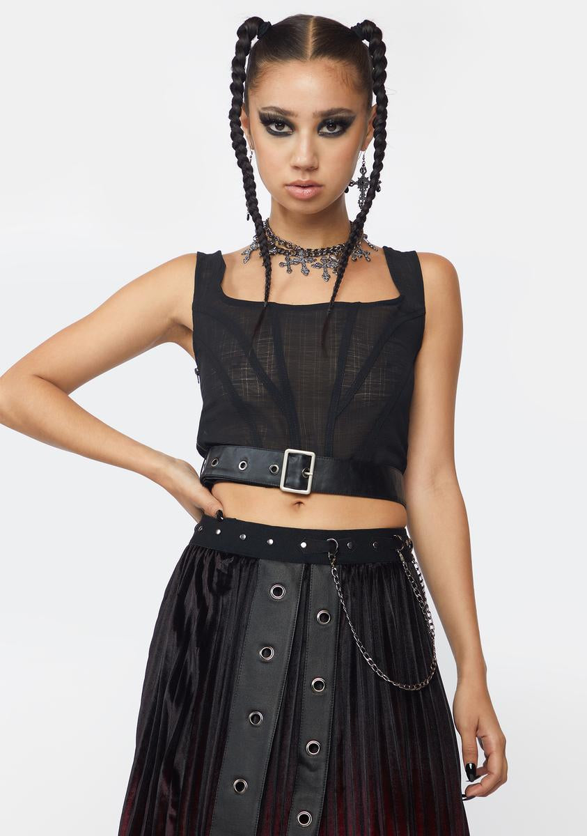 Punk Rave Free Series Mesh Tank Top – Dolls Kill