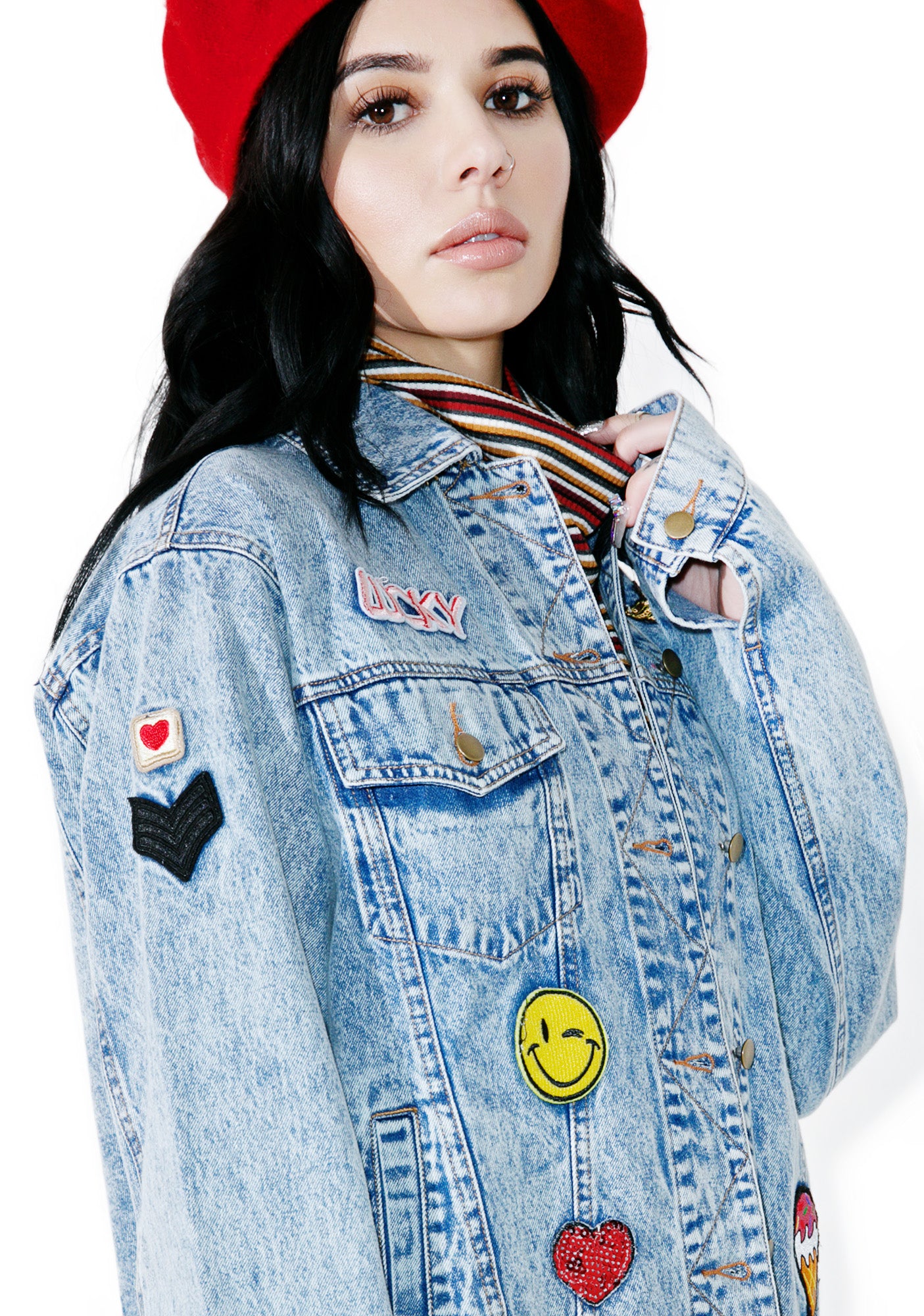 Scout Patch Denim Jacket – Dolls Kill