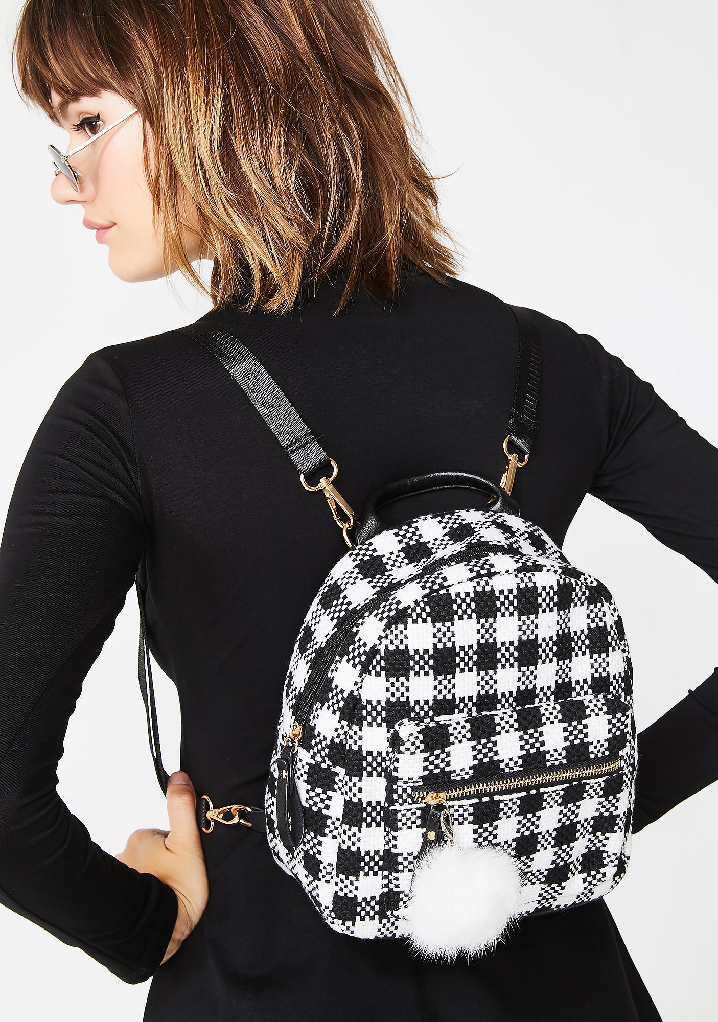 Pretty Sources Plaid Backpack – Dolls Kill