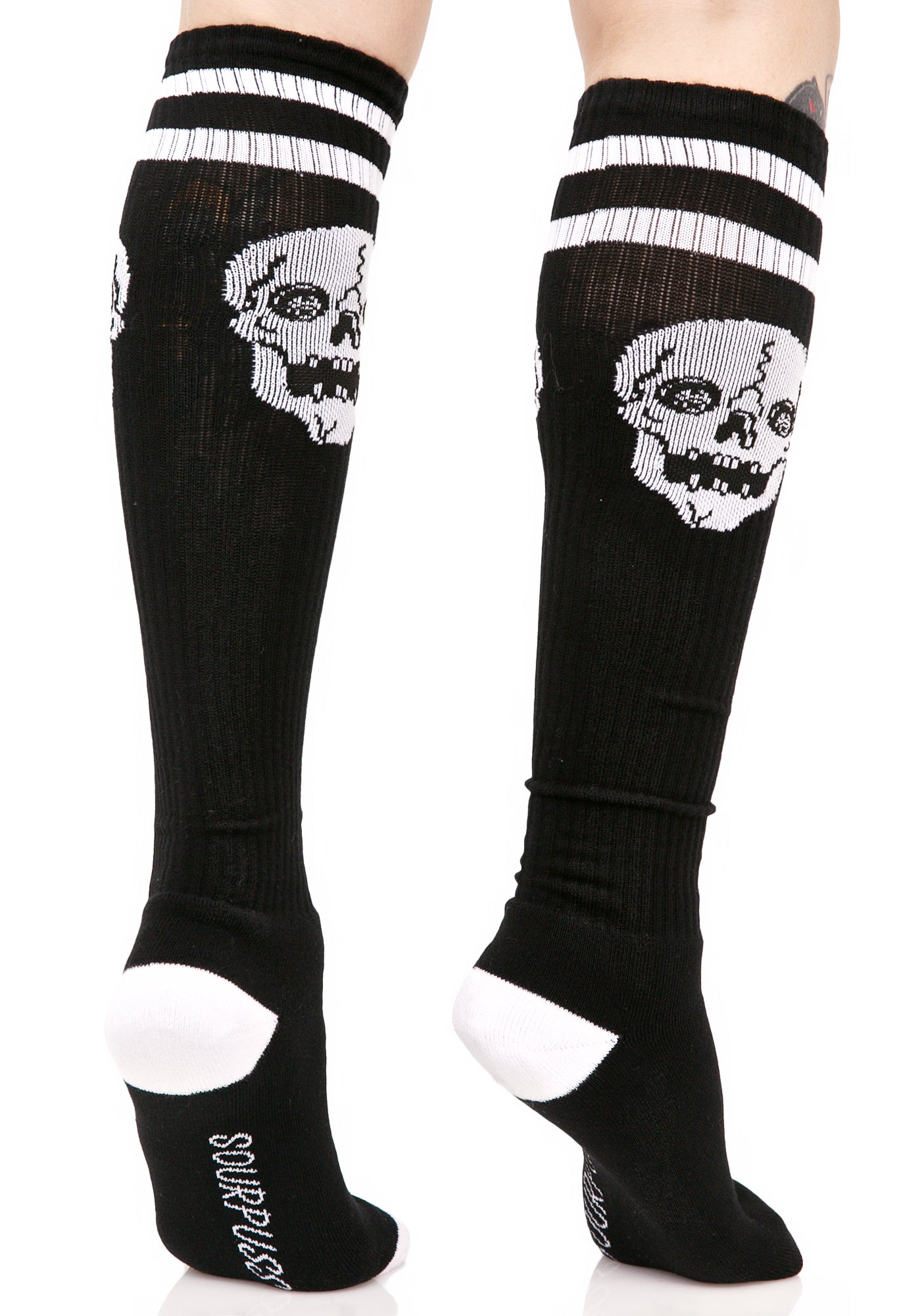 Skelly Knee High Socks – Dolls Kill