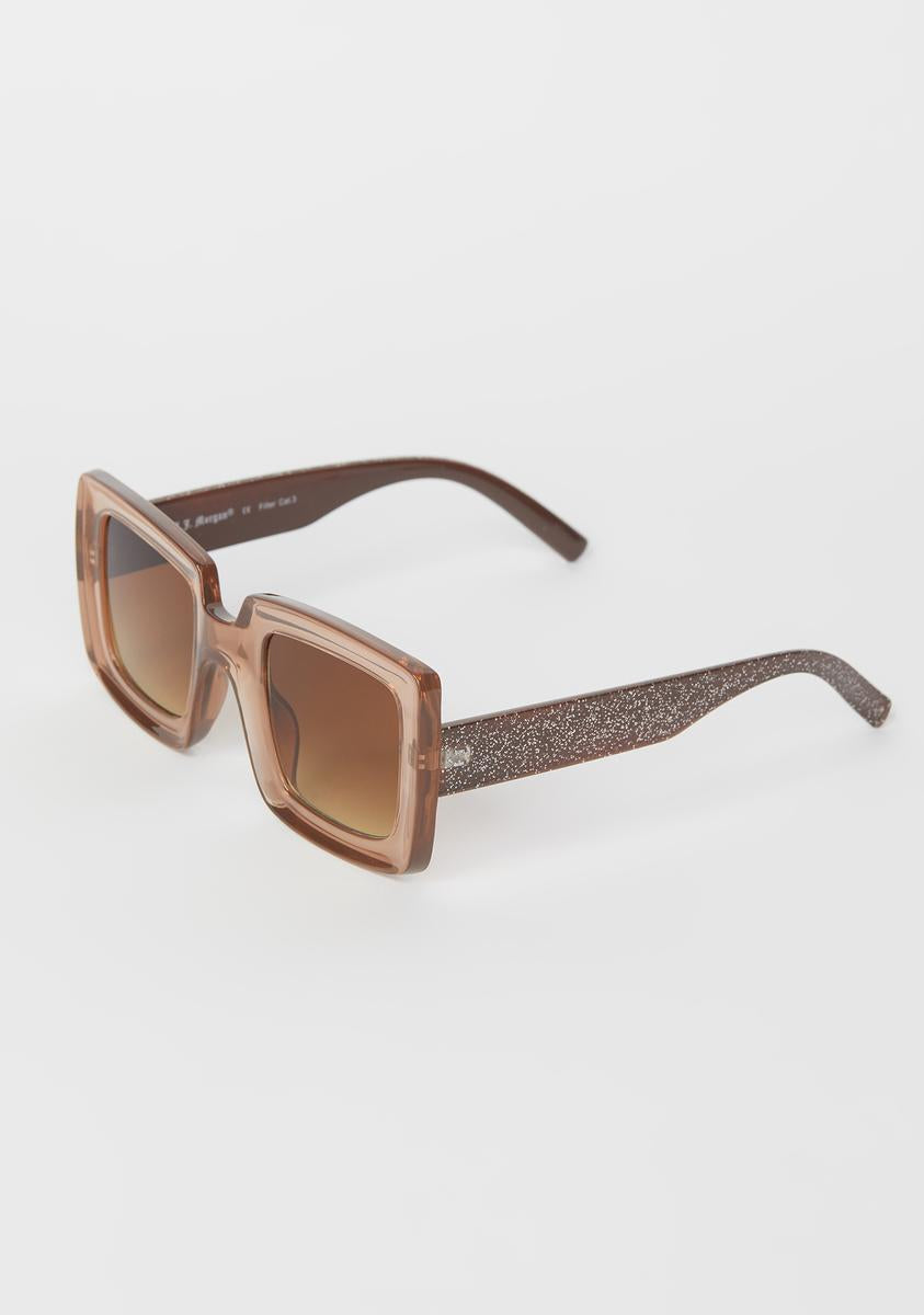 Oversized Chunky Frames Tinted Lens Square Sunglasses - Brown – Dolls Kill