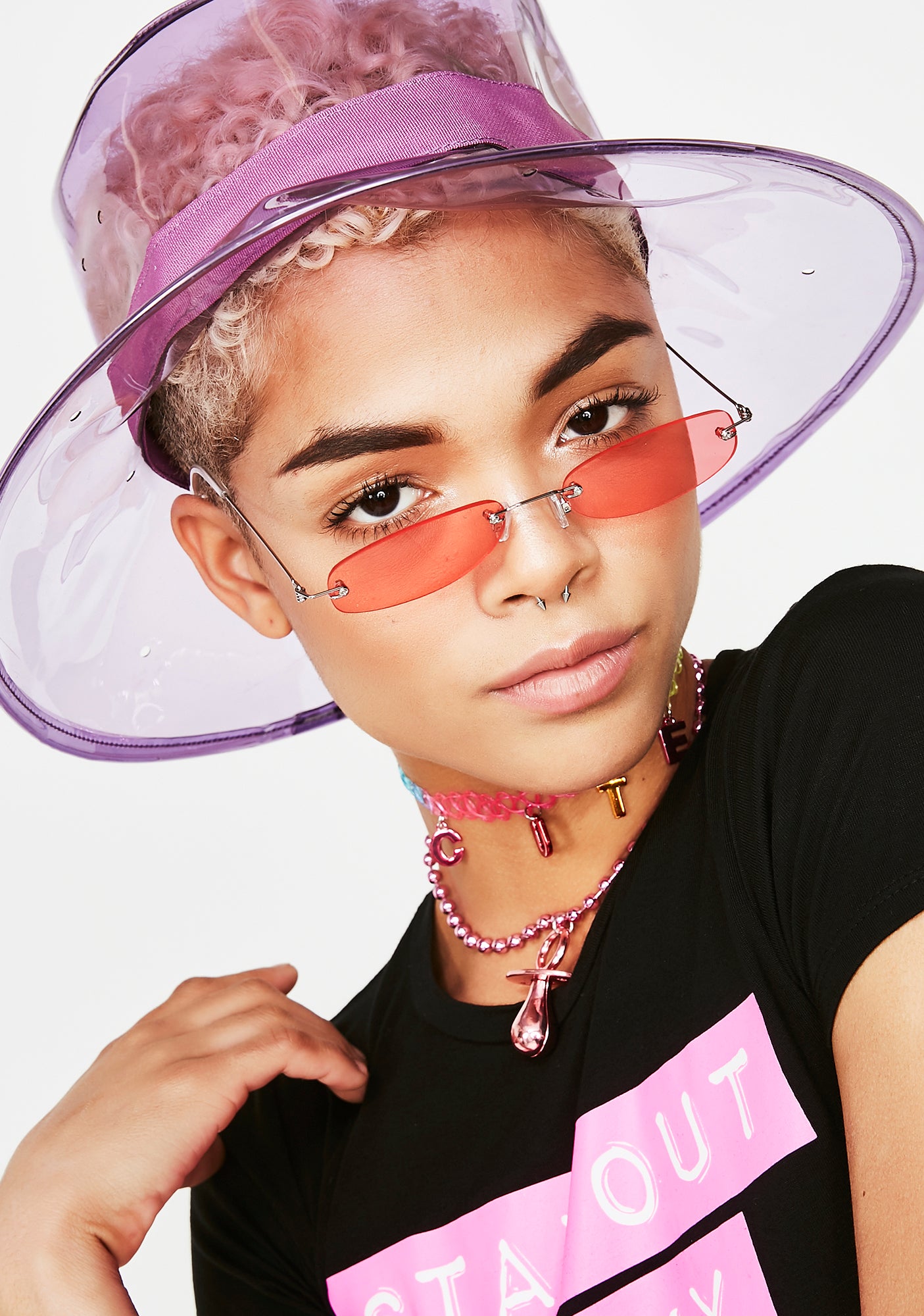 Lady You Da Boss Tiny Sunglasses – Dolls Kill