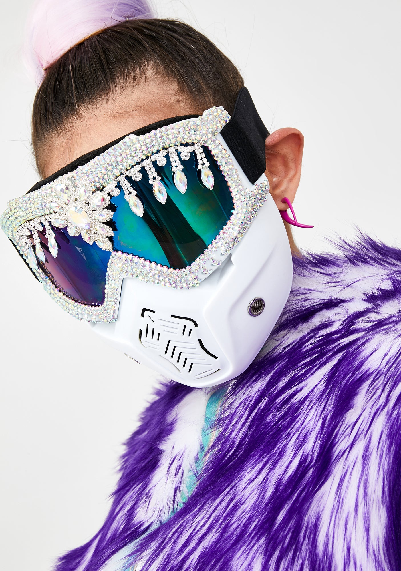 Rhinestone Mask Goggles – Dolls Kill