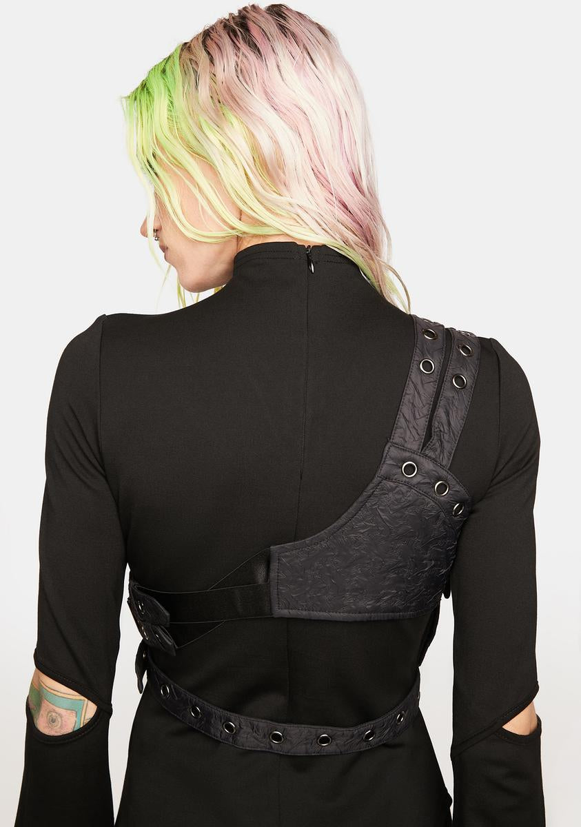 Punk Rave Punk Shoulder Armor Accessory - Black – Dolls Kill