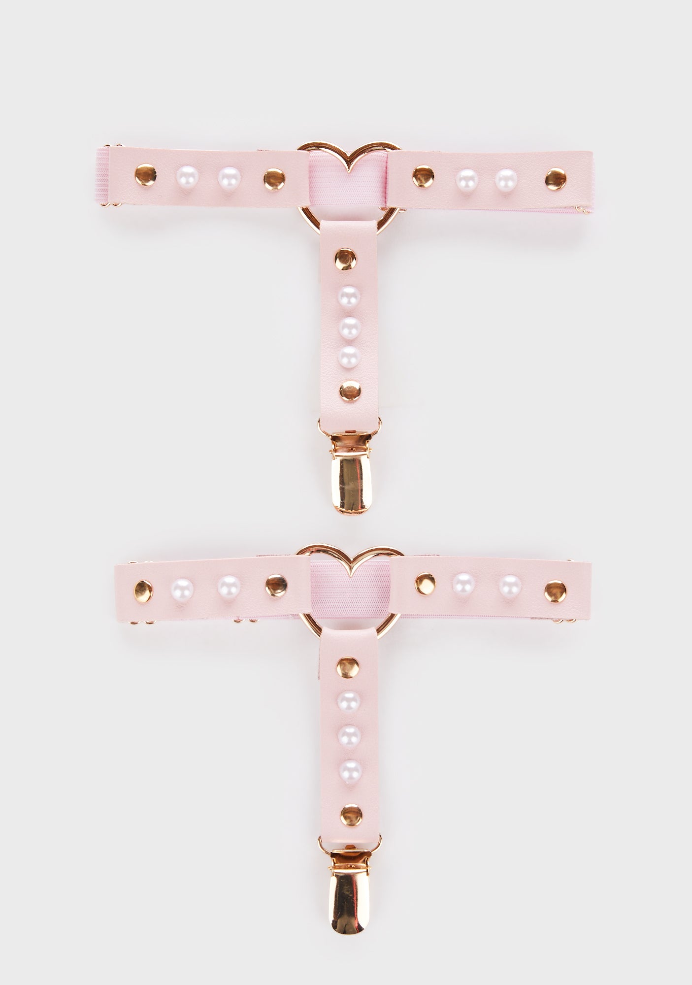 Sugar Thrillz Pearl Heart Garter Belts - Pink – Dolls Kill