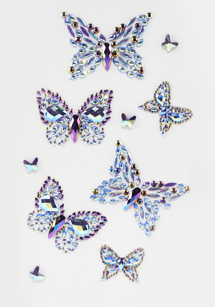 Lunautics Butterfly Body Jewels Pack - Black – Dolls Kill