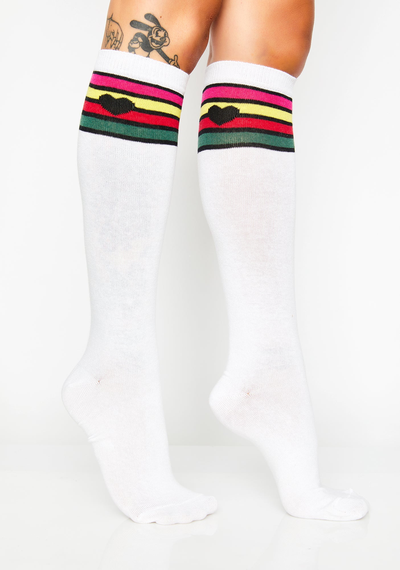 Stripy Knee Socks – Dolls Kill