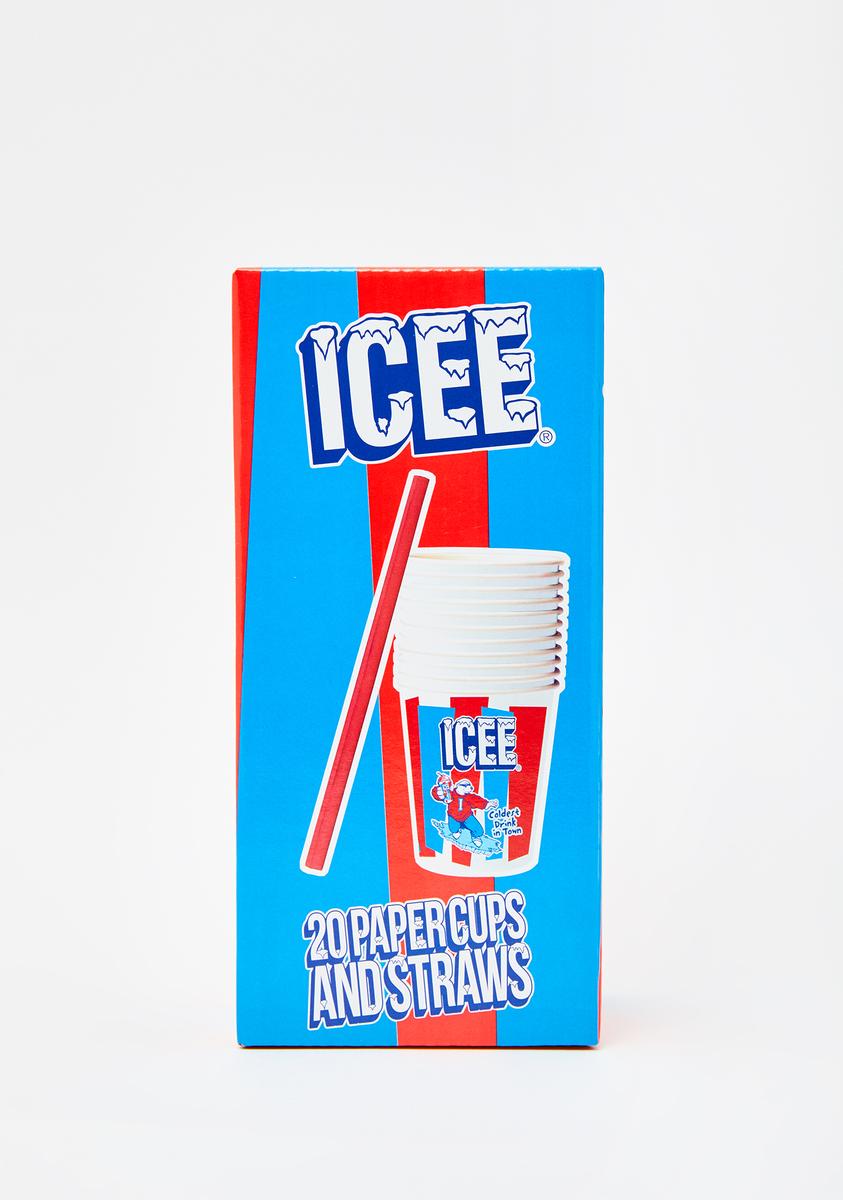 Icee Mini Paper Cups & Straws – Dolls Kill
