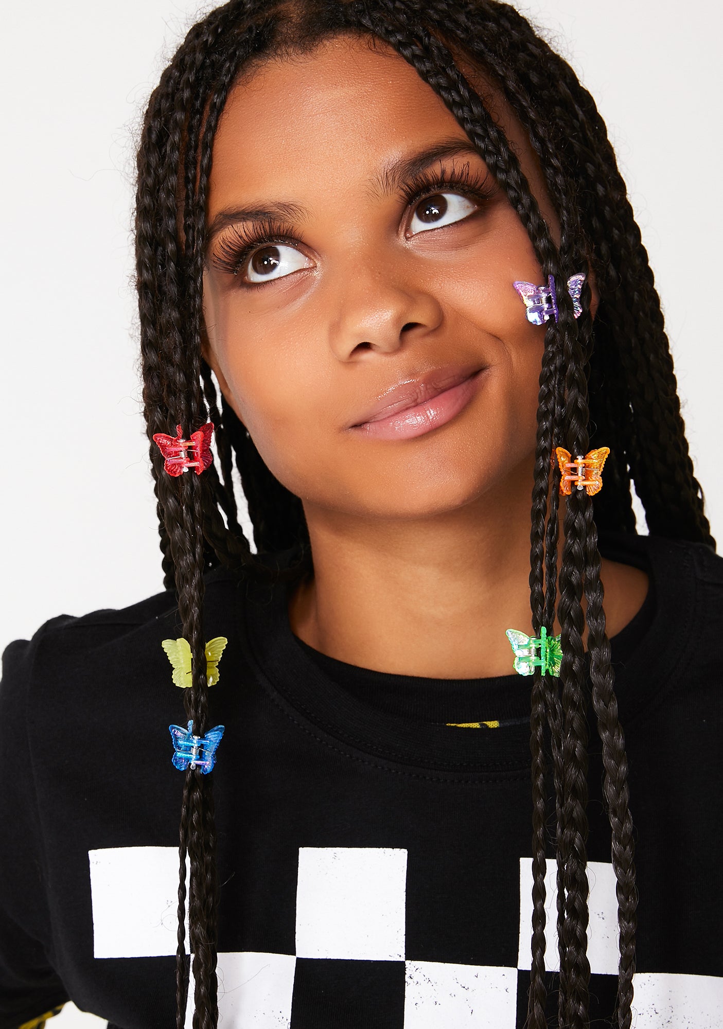 Glossy Butterfly Clip Set – Dolls Kill