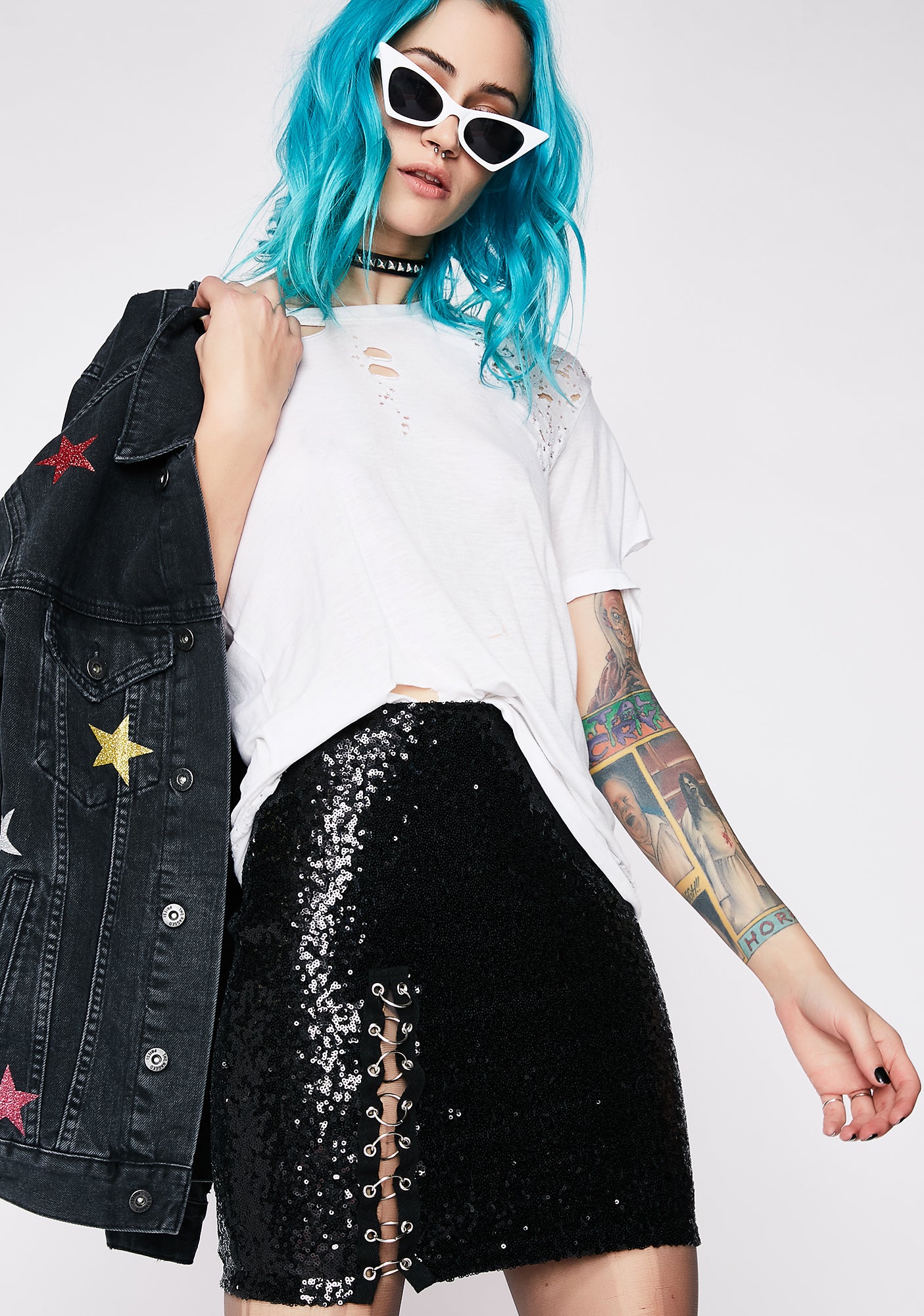 Plottin’ Revenge Mini Skirt – Dolls Kill