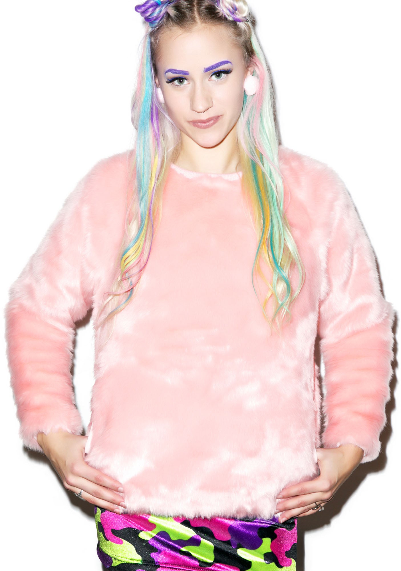 Candy Fur Crewneck – Dolls Kill