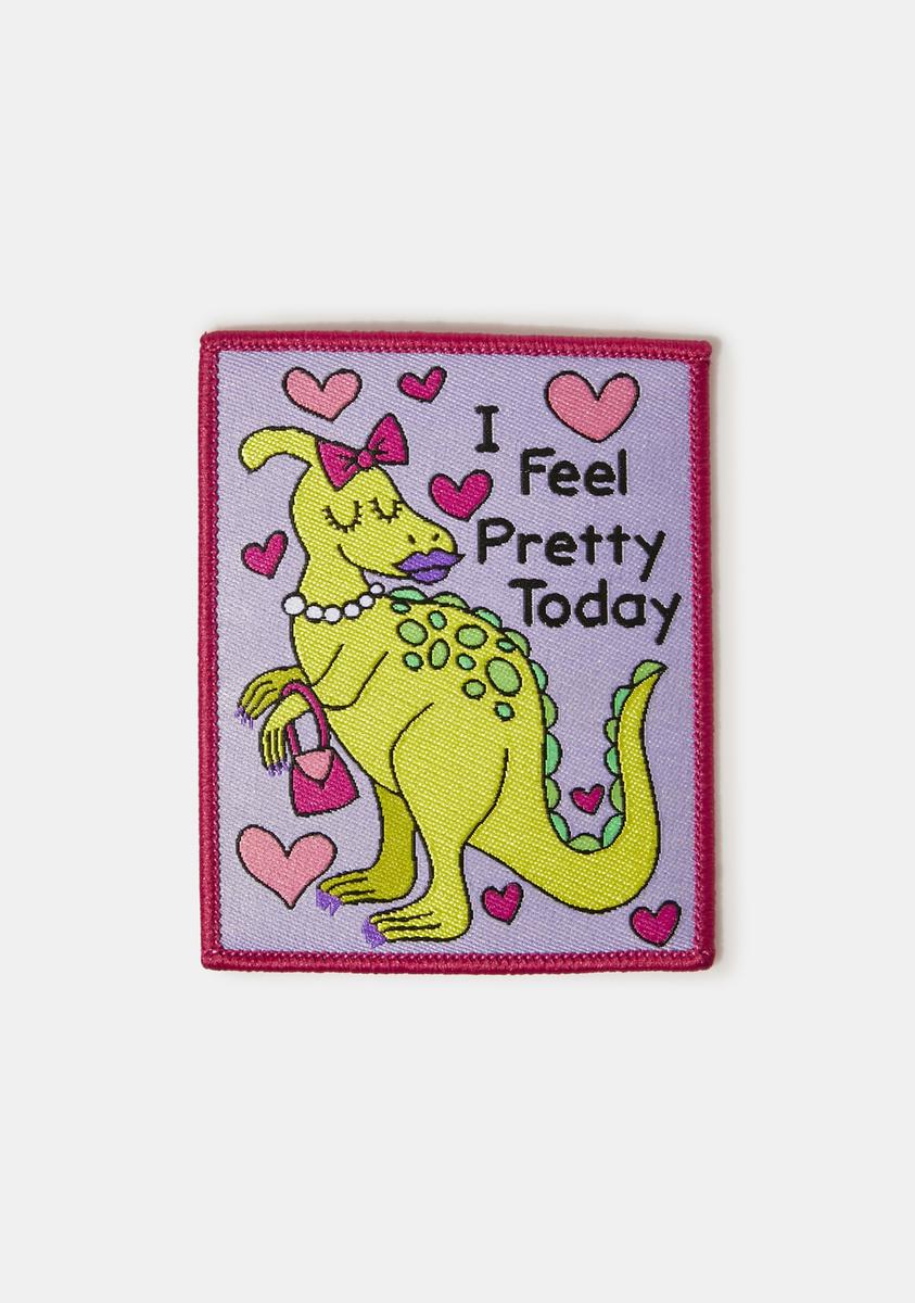 Church of Rainbowology Pretty Dino Patch - Blue/Pink – Dolls Kill