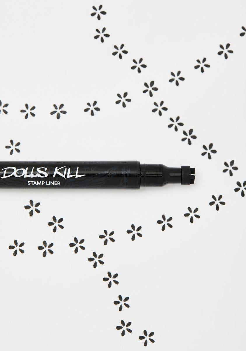 Dolls Kill Stamp Eyeliner Pen - Flower