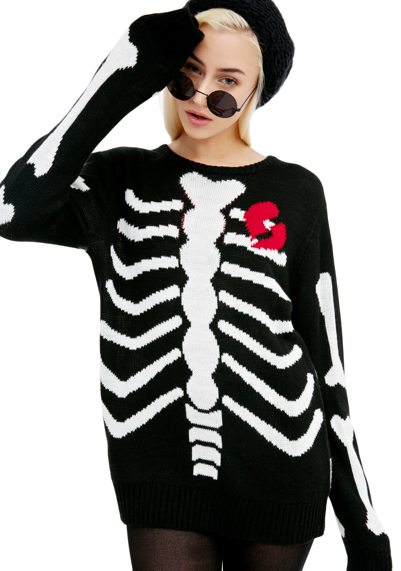 Lovely Bones Sweater – Dolls Kill